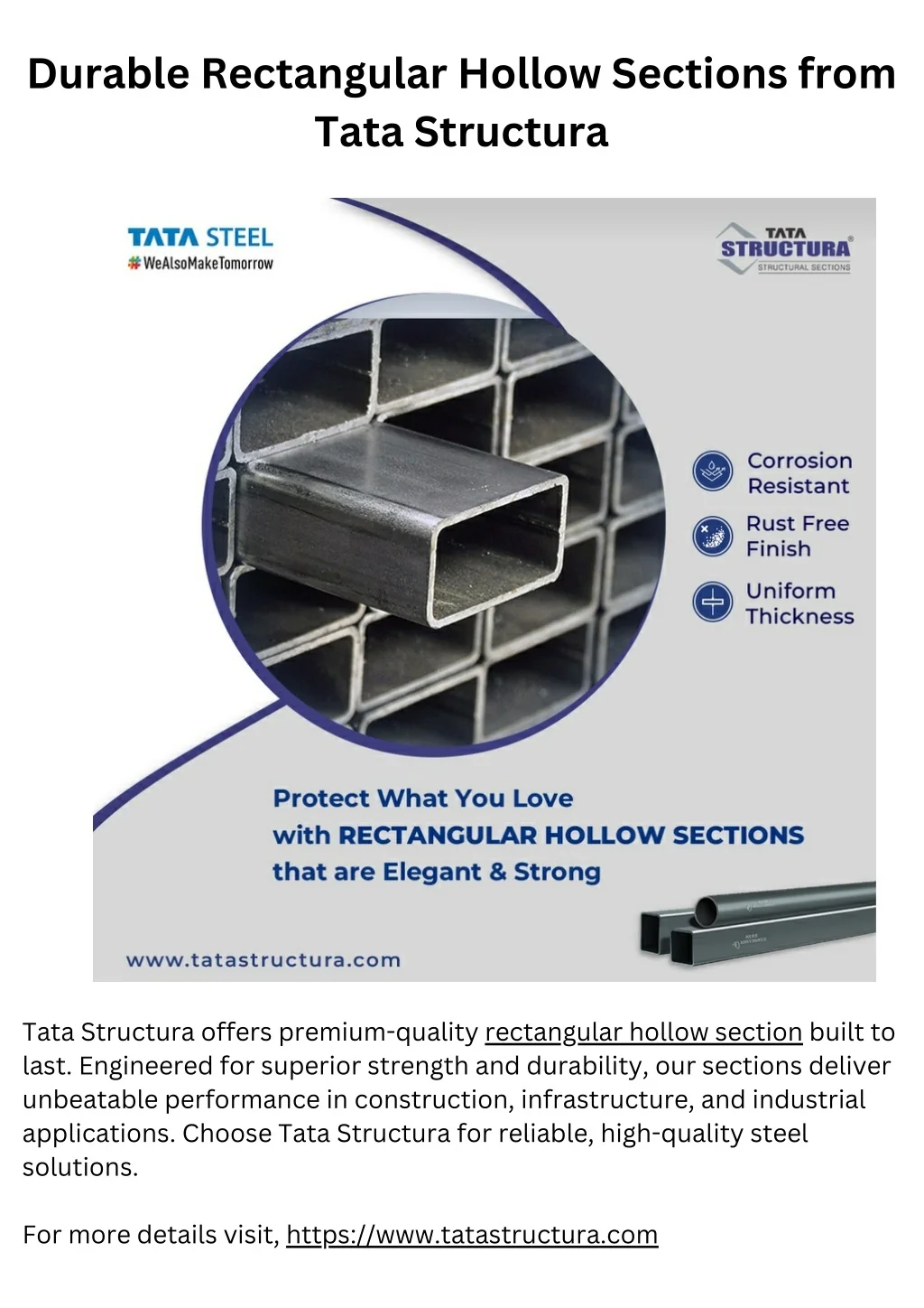 PPT - Durable Rectangular Hollow Sections from Tata Structura ...