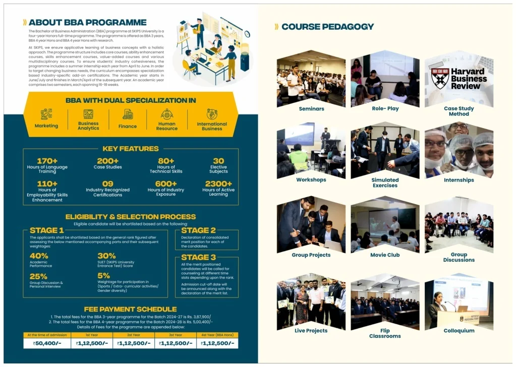 PPT - SKIPS UNIVERSITY BROCHURE_BBA-2(Eligibility and Selection Process ...