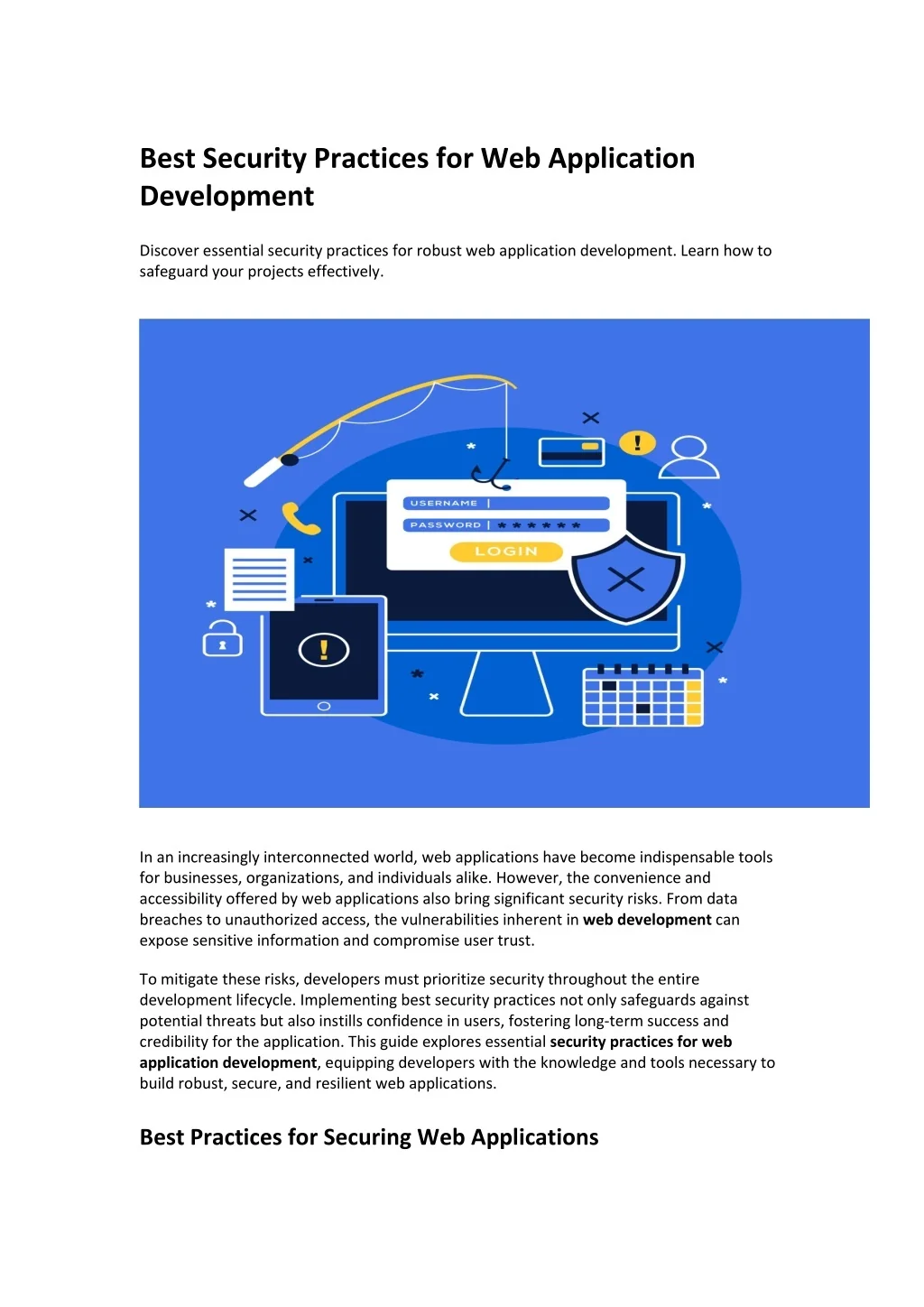 PPT - Best Security Practices for Web Application Development PowerPoint Presentation - ID:13150458