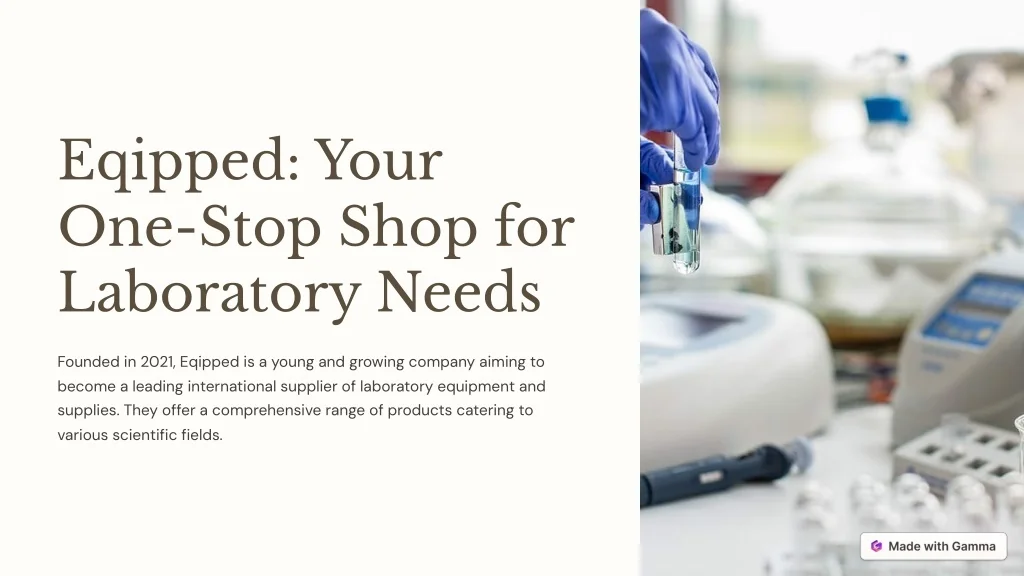 PPT - Eqipped-Your-One-Stop-Shop-for-Laboratory-Needs PowerPoint ...