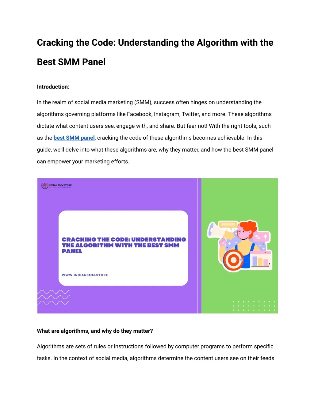 PPT - Cracking the Code_ Understanding the Algorithm with the Best SMM ...