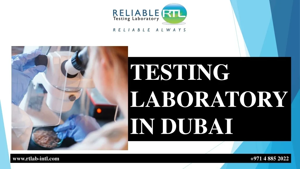 PPT - TESTING LABORATORY IN DUBAI PowerPoint Presentation, free ...