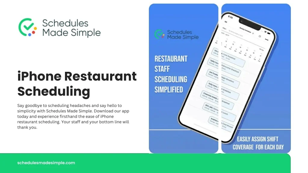 PPT - Boost Efficiency with Schedules Made Simple's iPhone Restaurant ...