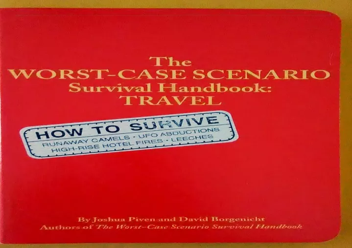 Ppt [pdf Read Online] The Worst Case Scenario Survival Hand Travel