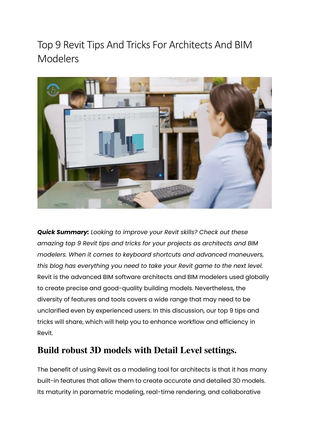 PPT - Top 9 Revit Tips And Tricks For Architects And BIM Modelers ...