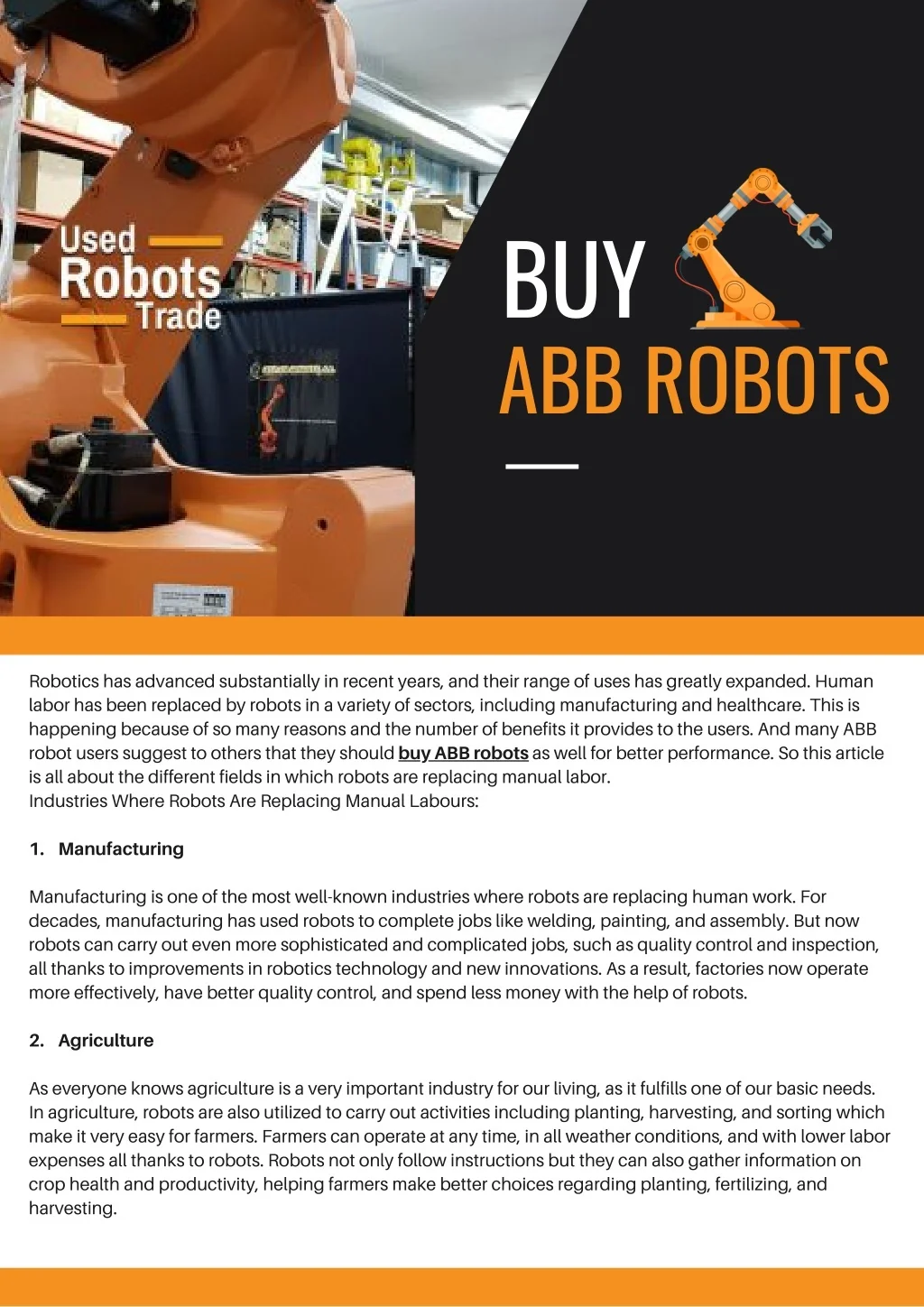 PPT - Buy ABB Robots PowerPoint Presentation, free download - ID:13166149