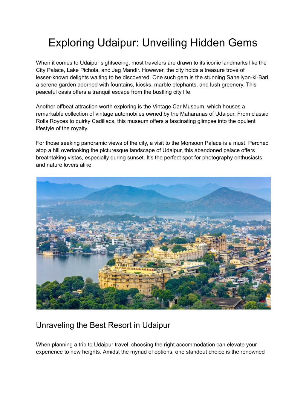 PPT - Exploring Udaipur_ Unveiling Hidden Gems PowerPoint Presentation ... PPT - Exploring Udaipur_ Unveiling Hidden Gems PowerPoint Presentation ...