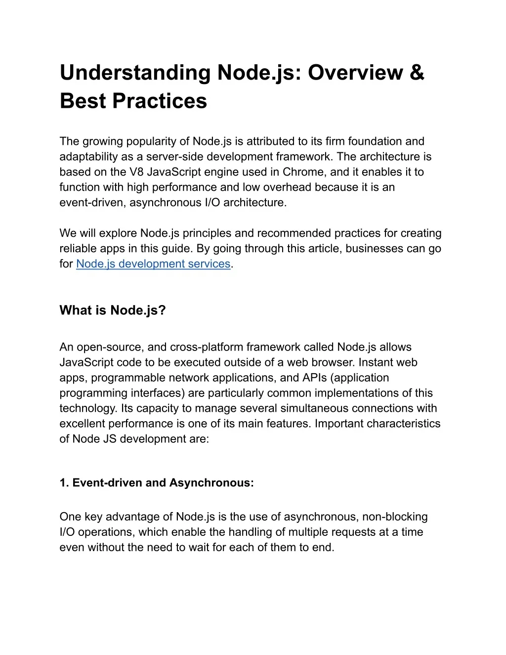 PPT - Understanding Node.js_ Overview & Best Practices PowerPoint Presentation - ID:13193430