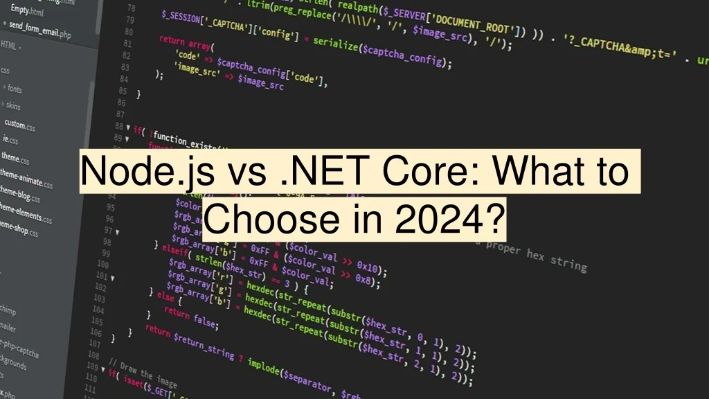 PPT - Node.js vs .NET Core_ What to Choose in 2024_ PowerPoint ...