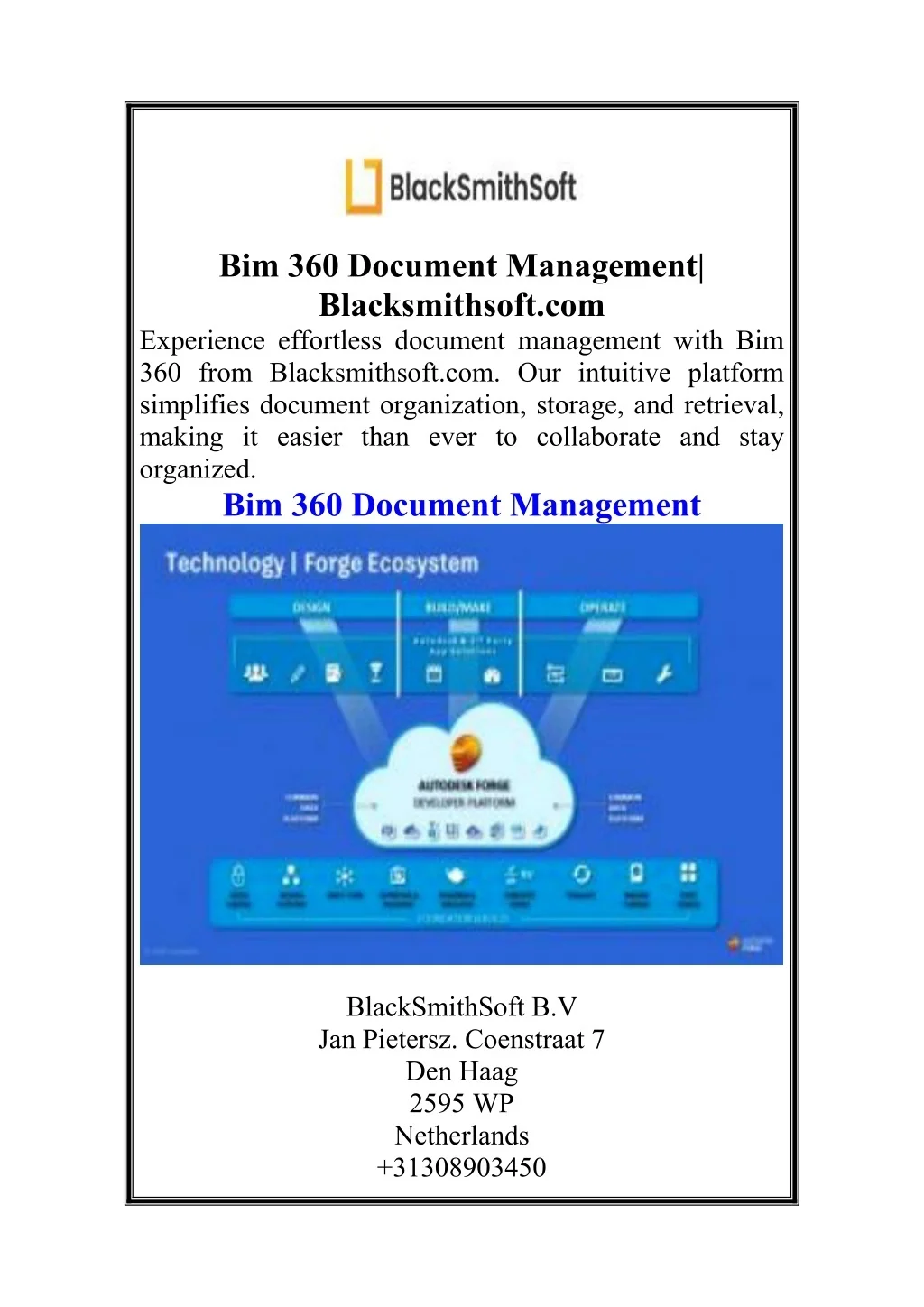 PPT - Bim 360 Document Management Blacksmithsoft.com.pdf1 PowerPoint ...