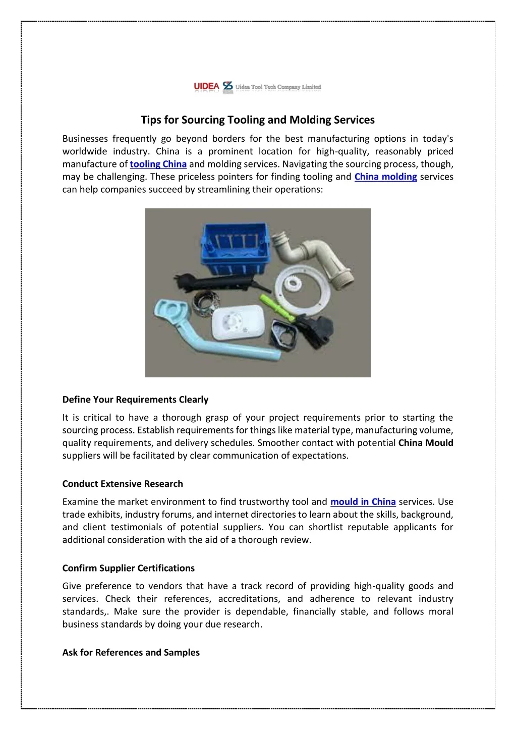 PPT - Tips for Sourcing Tooling and Molding Services PowerPoint Presentation - ID:13195625