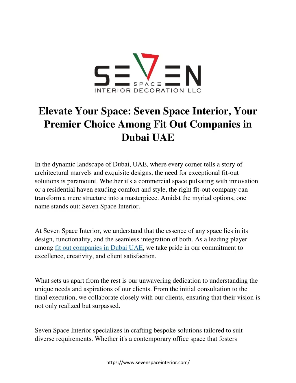 PPT - Elevate Your Space: Seven Space Interior, Your Premier Choice ...