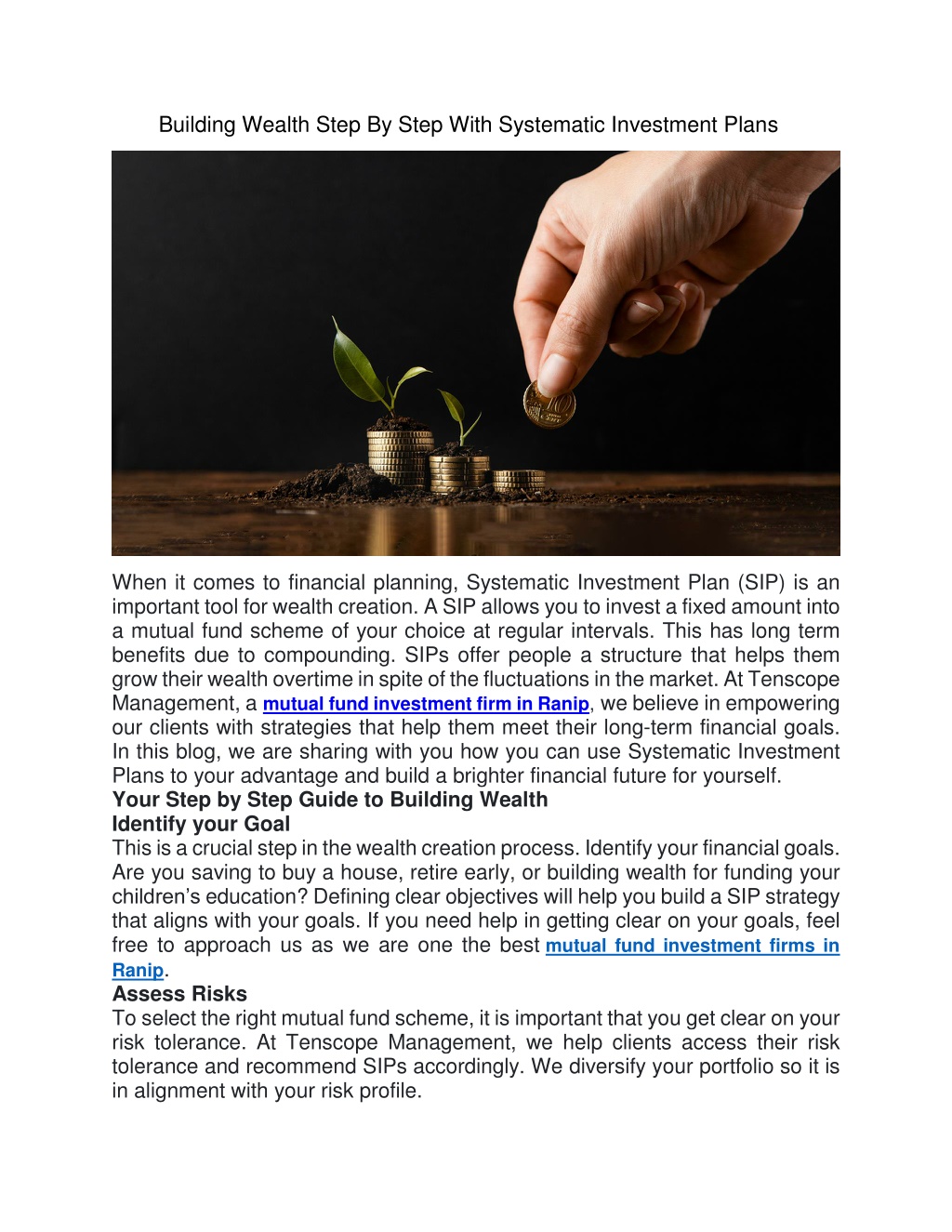 PPT - Building Wealth Step By Step With Systematic Investment Plans ... PPT - Building Wealth Step By Step With Systematic Investment Plans ...