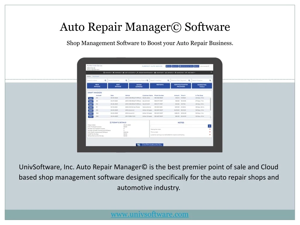 PPT - Auto Repair Shop Management Software PowerPoint Presentation ...