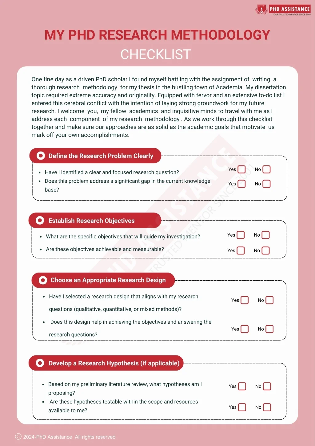 PPT - My PhD Research Methodology Checklist PowerPoint Presentation ...