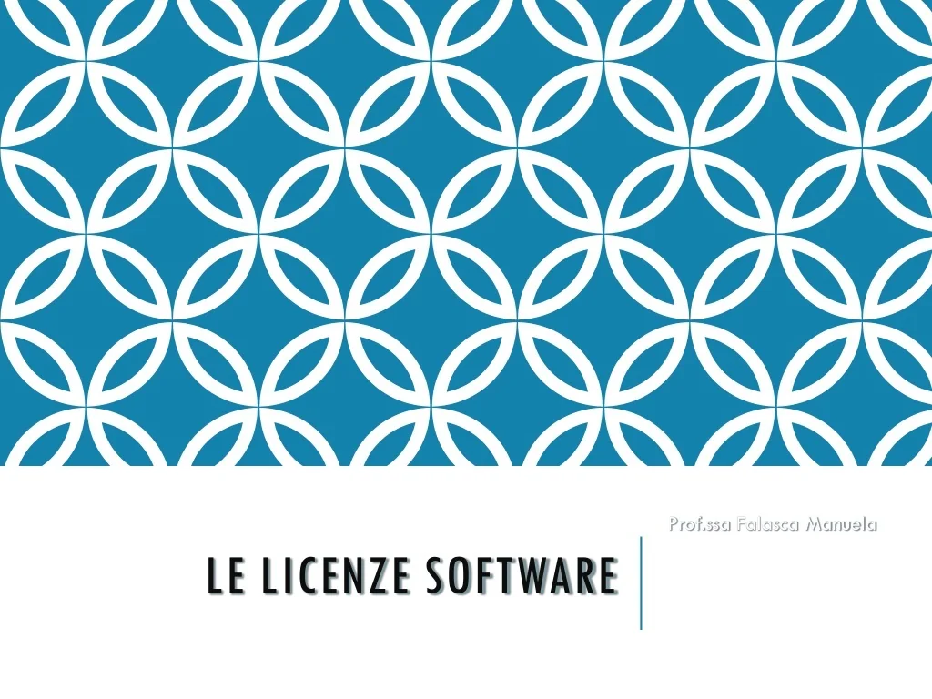 PPT - Licenze Software PowerPoint Presentation, free download - ID:13206532