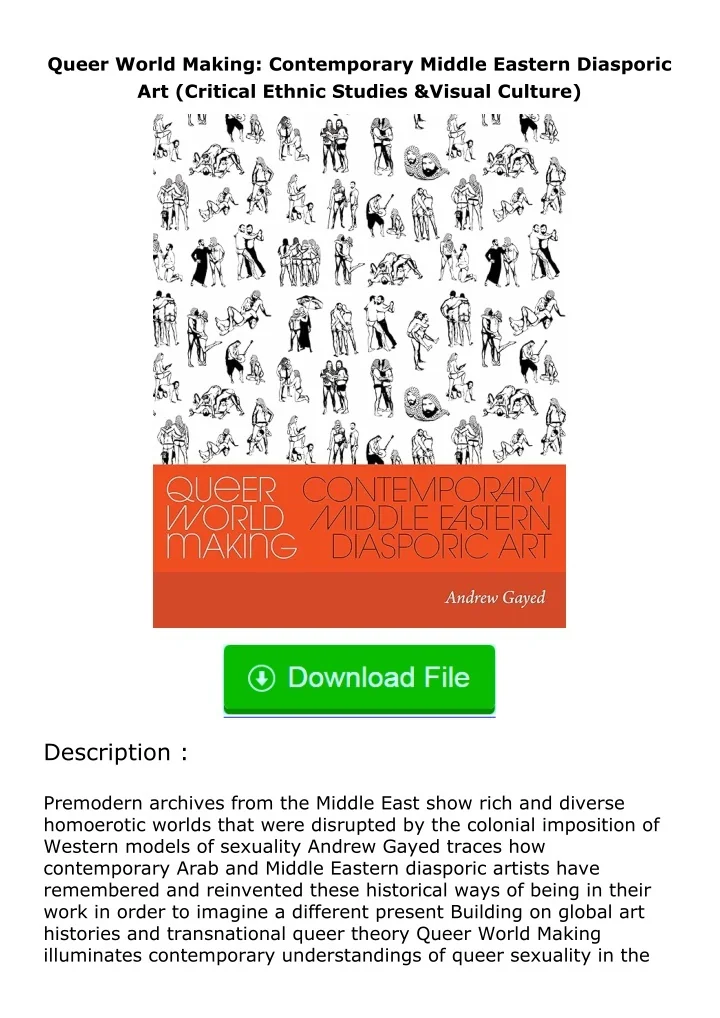 PPT - download⚡️ free ( ️pdf ️) Queer World Making: Contemporary Middle ...