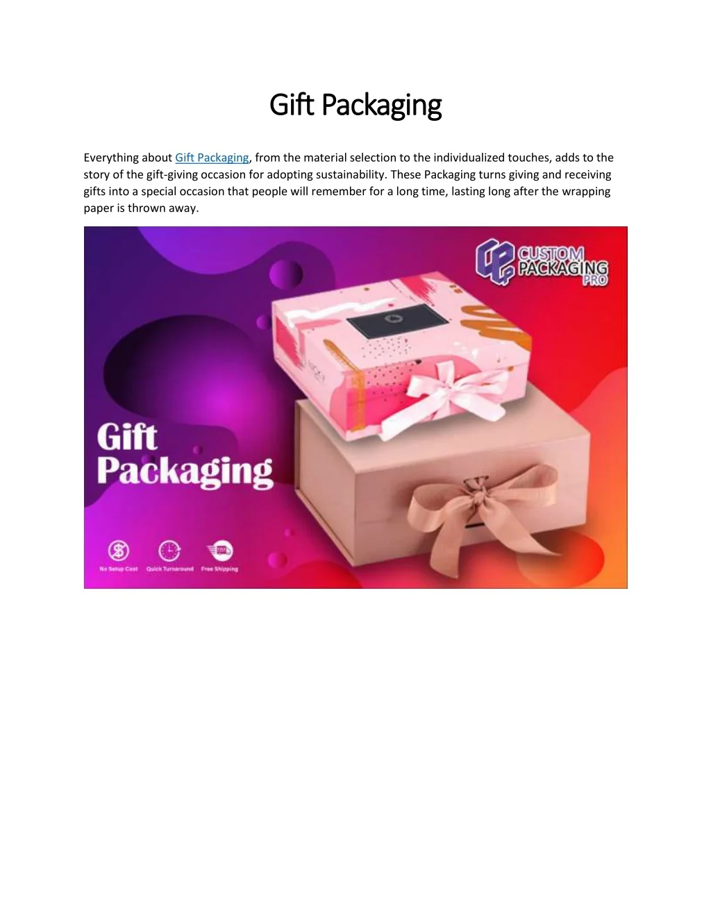 PPT - Gift Packaging PowerPoint Presentation, free download - ID:13207549