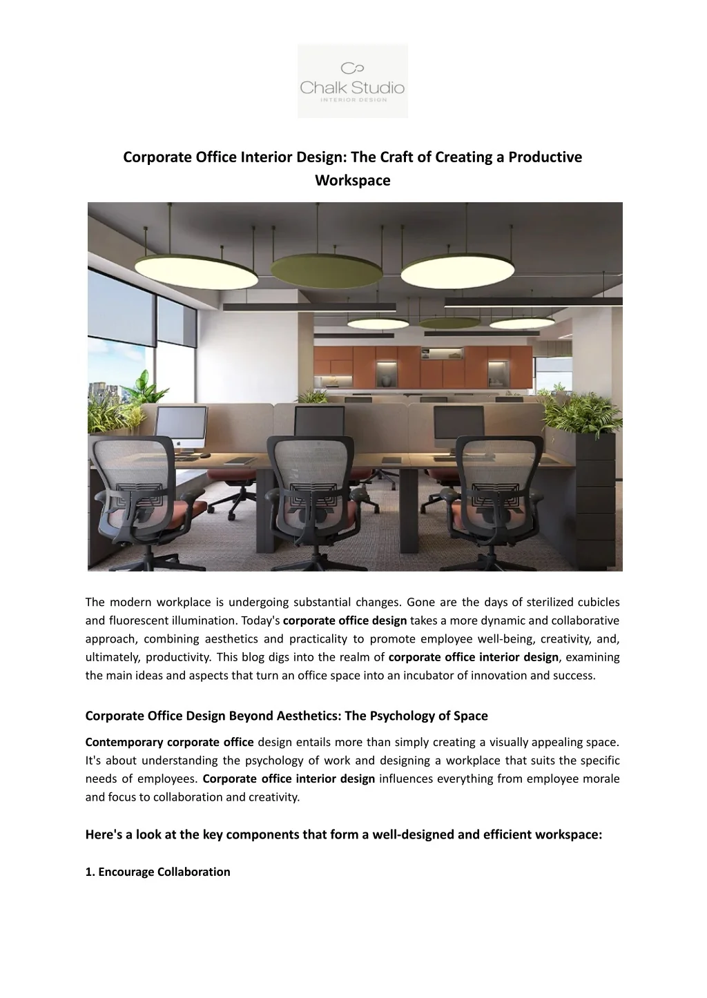 PPT - Corporate Office Interior Design_ The Craft of Creating a ...