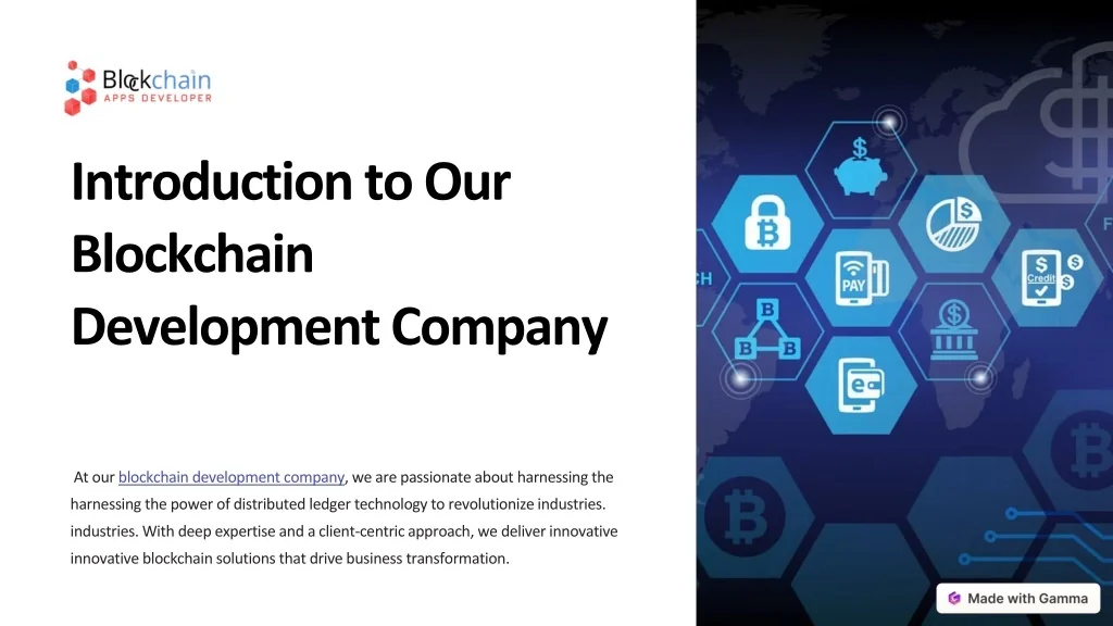 PPT - Introduction-to-Our-Blockchain-Development-Company PowerPoint ...