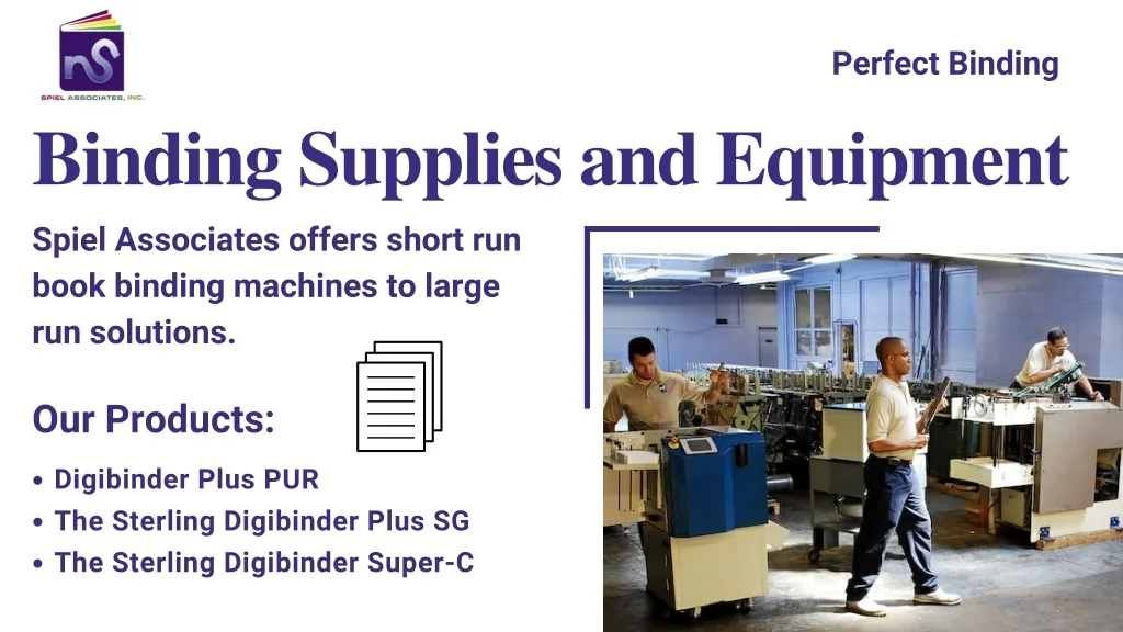 PPT - Binding Supplies and Equipment for Book Binding Projects ...