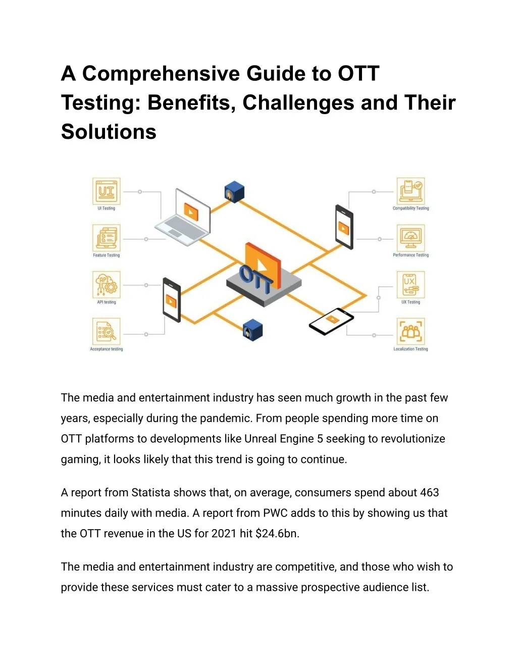 PPT - A Comprehensive Guide to OTT Testing_ Benefits, Challenges and ...