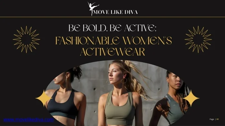 PPT - Be Bold with Fashionable Women's Active Wear by Move Like Diva ...