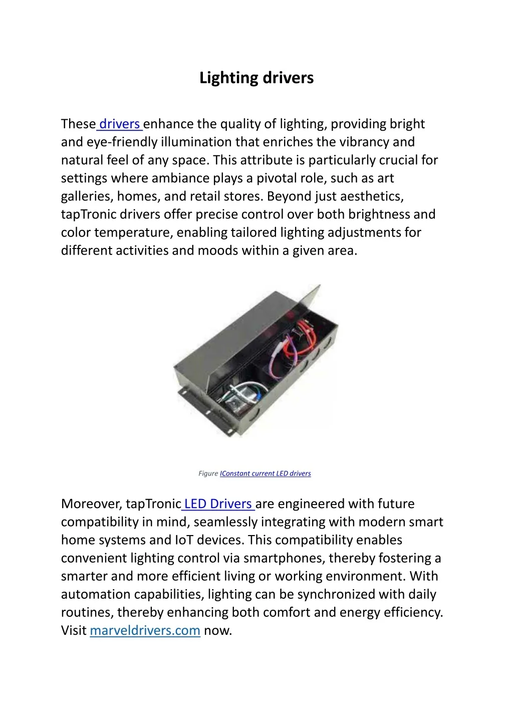 PPT - Lighting-drivers PowerPoint Presentation, free download - ID:13215591