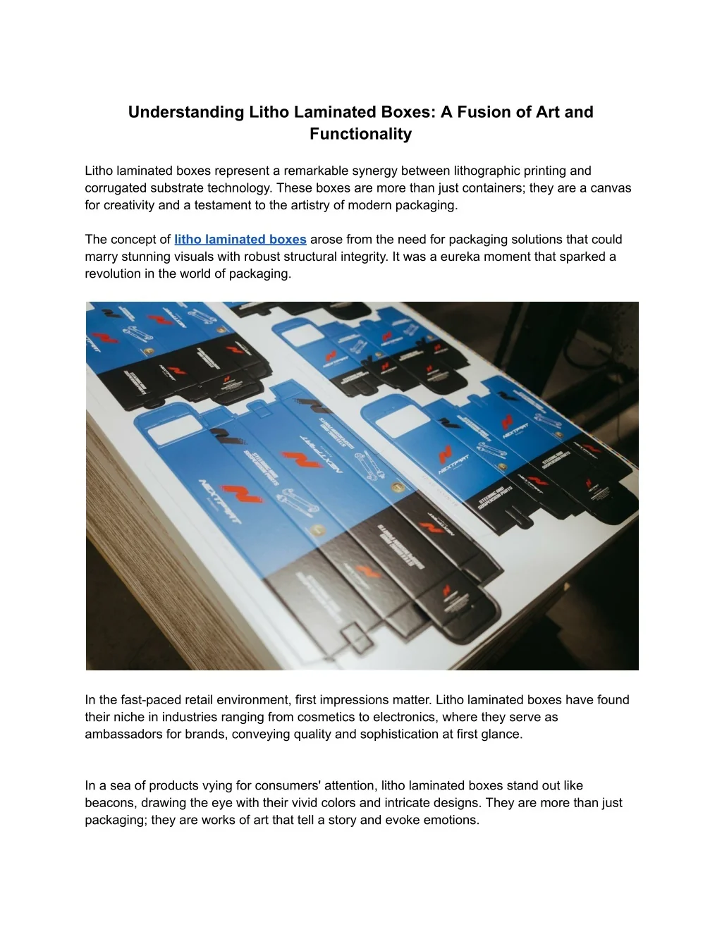 PPT - Understanding Litho Laminated Boxes_ A Fusion of Art and ...