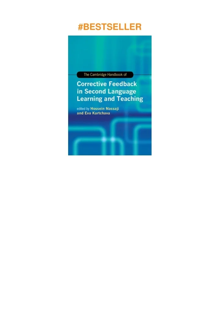 PPT - Download⚡️PDF ️ The Cambridge Handbook of Corrective Feedback in Second Language Learning ...