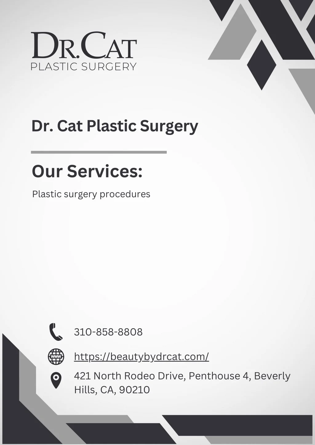 PPT - Dr. Cat Plastic Surgery PowerPoint Presentation, free download ...