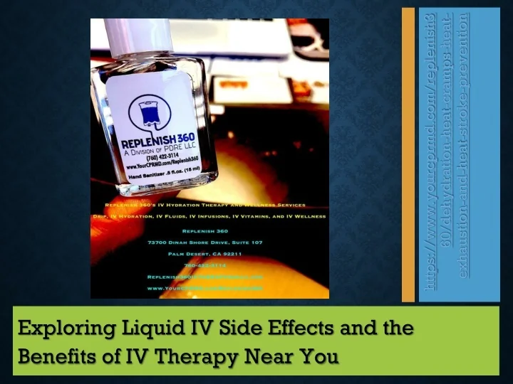 PPT - Exploring Liquid IV Side Effects and the Benefits of IV Therapy ...