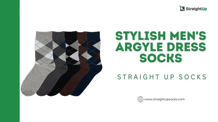 PPT - Stylish Men's Argyle Dress Socks - Straight Up Socks PowerPoint Presentation - ID:13239219