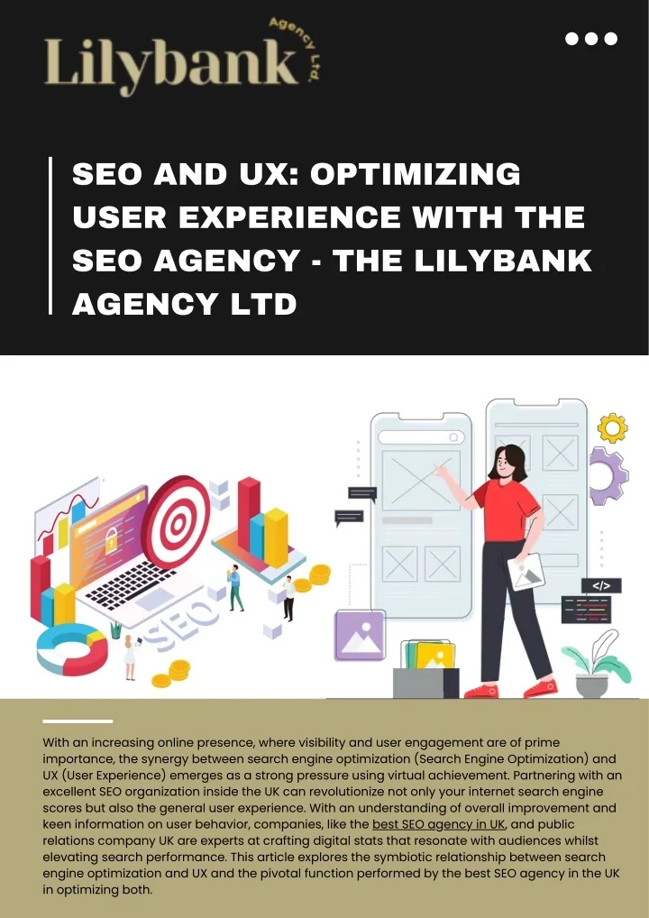 PPT - SEO and UX Optimizing User Experience with the SEO Agency - The Lilybank Agency Ltd ...