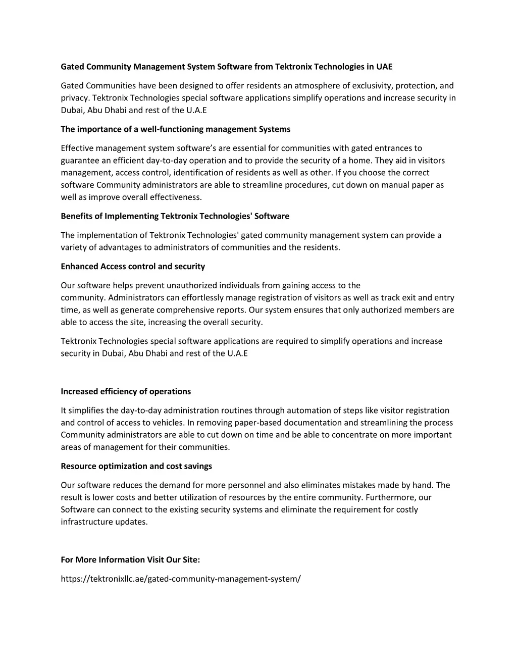 PPT - Gated Community Management System Software from Tektronix ...