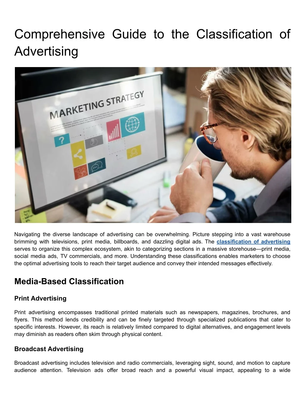 PPT - Comprehensive Guide to the Classification of Advertising PowerPoint Presentation - ID:13242264