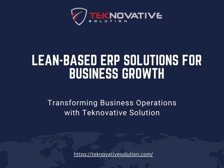 PPT - Unlock Business Potential with Lean Manufacturing Based on ERP ...