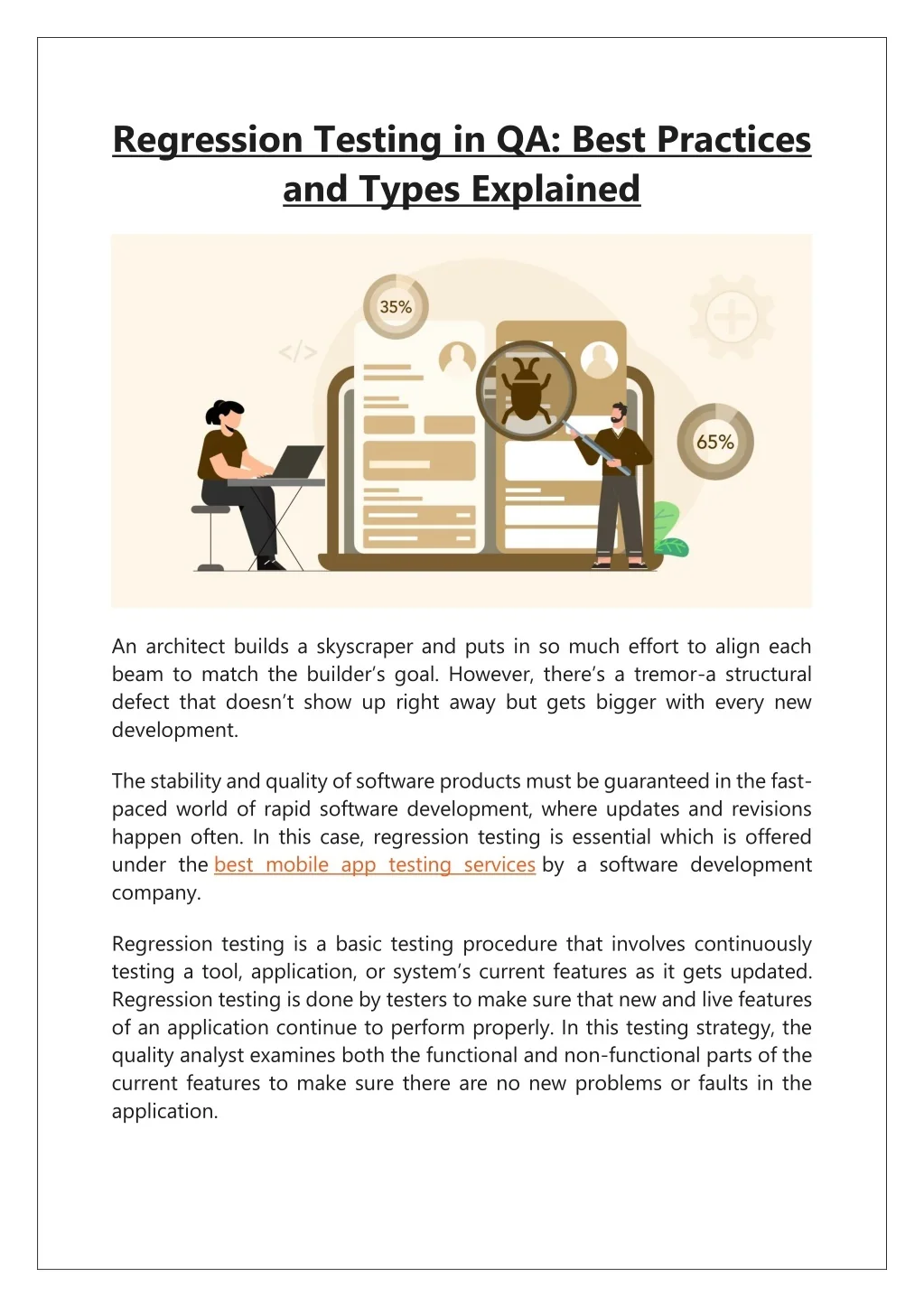 PPT - Regression Testing in QA- Best Practices and Types Explained ...