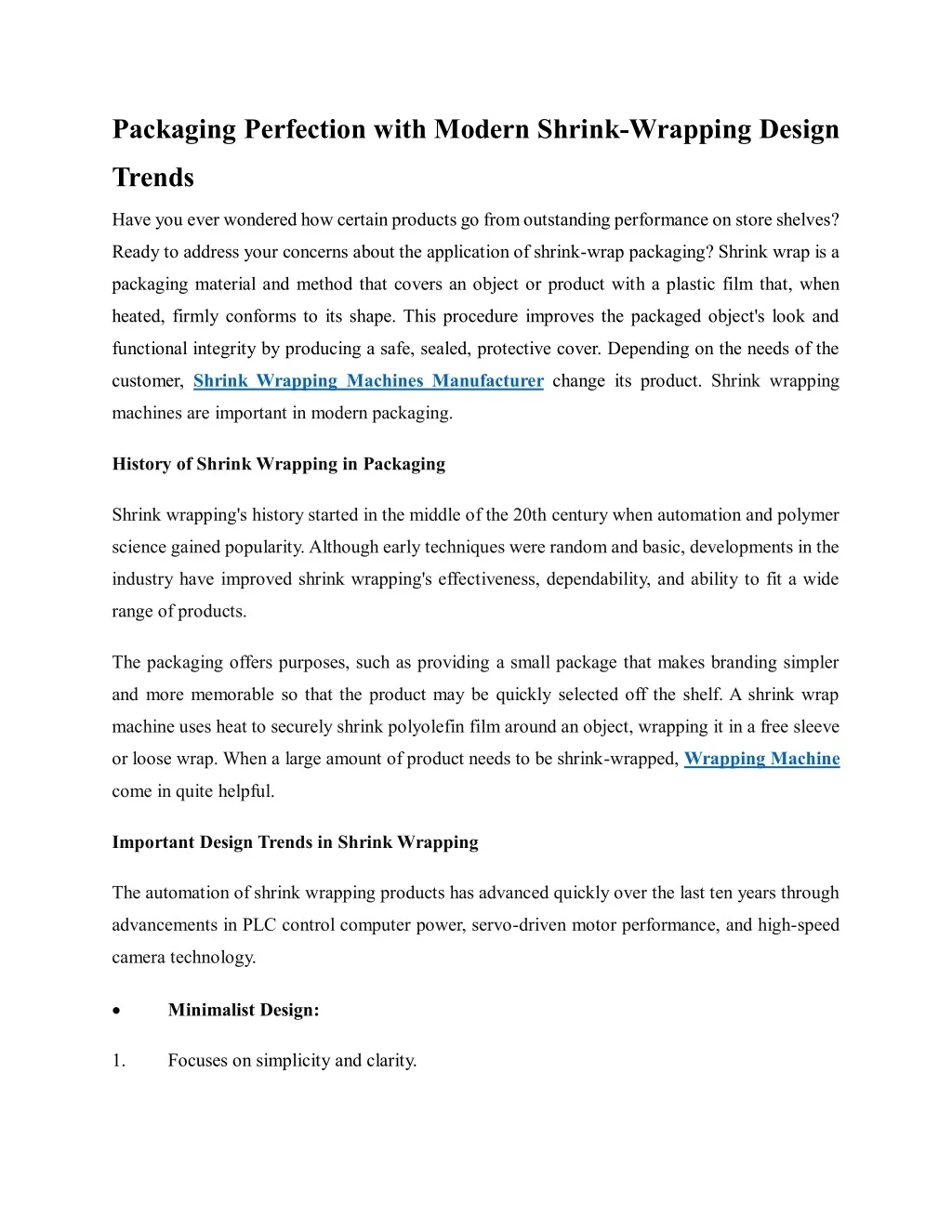 PPT - 6 Packaging Perfection with Modern Shrink-Wrapping Design Trends ...