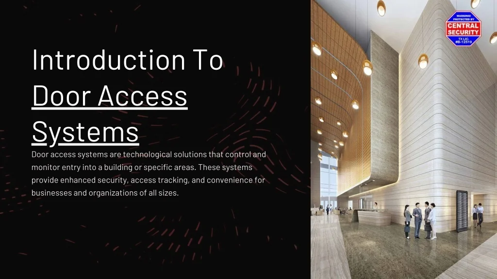 PPT - Unlocking The Future Harnessing The Power Of Door Access Systems ...