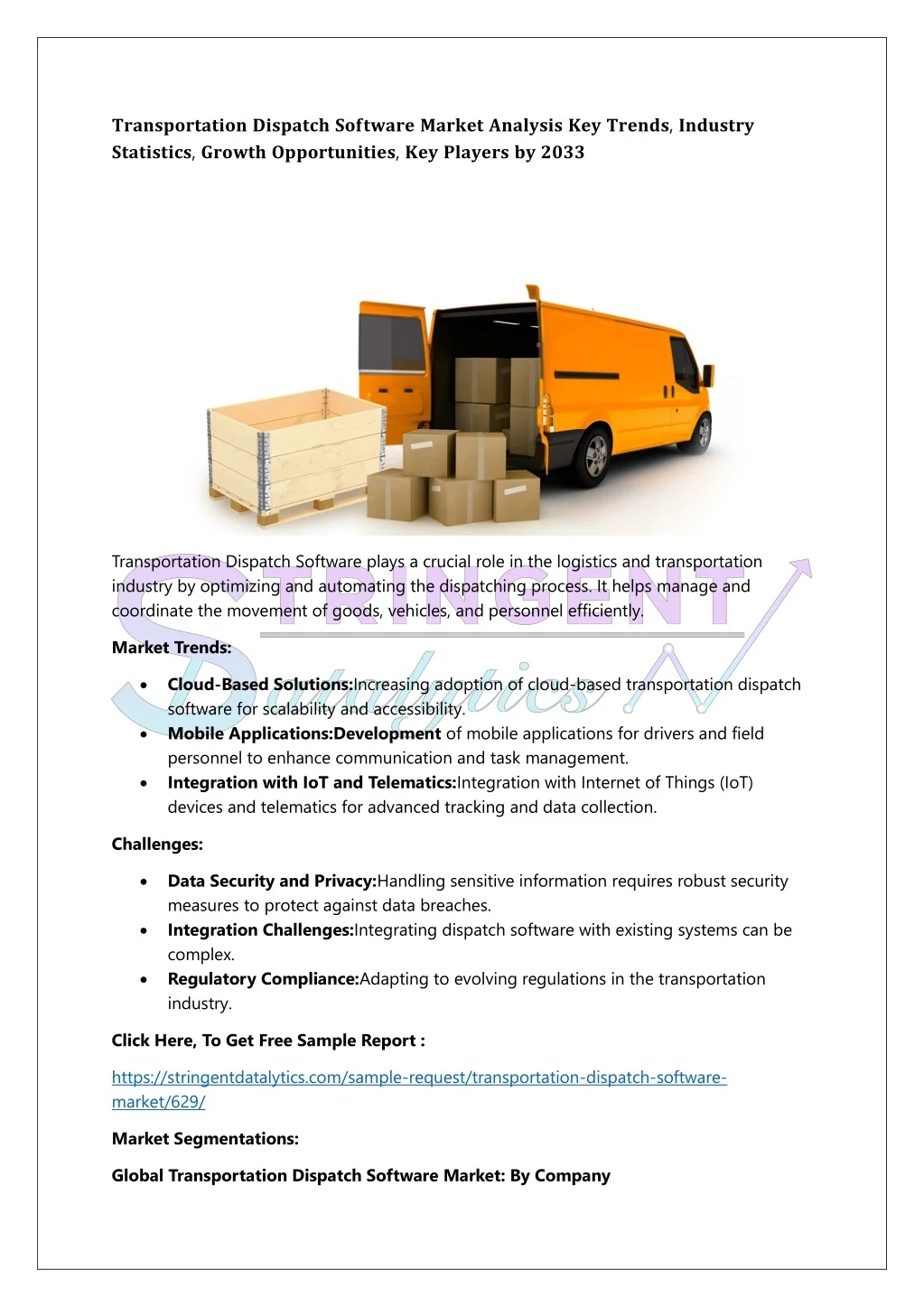 PPT - Transportation Dispatch Software PowerPoint Presentation, free ...