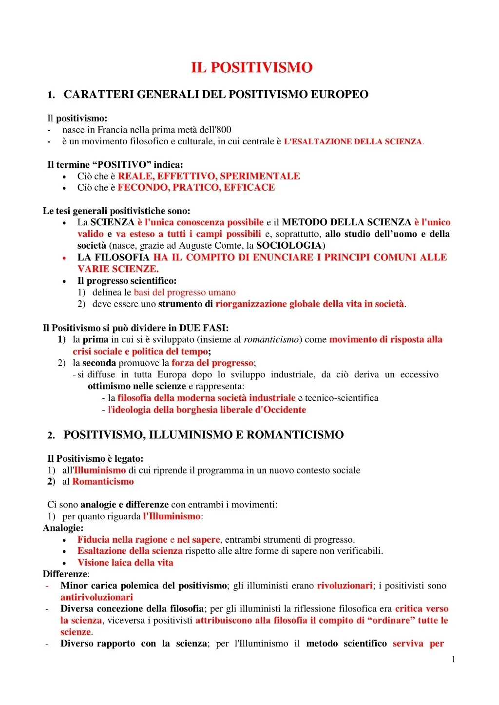 PPT - 1. Il Positivismo PowerPoint Presentation, free download - ID ...