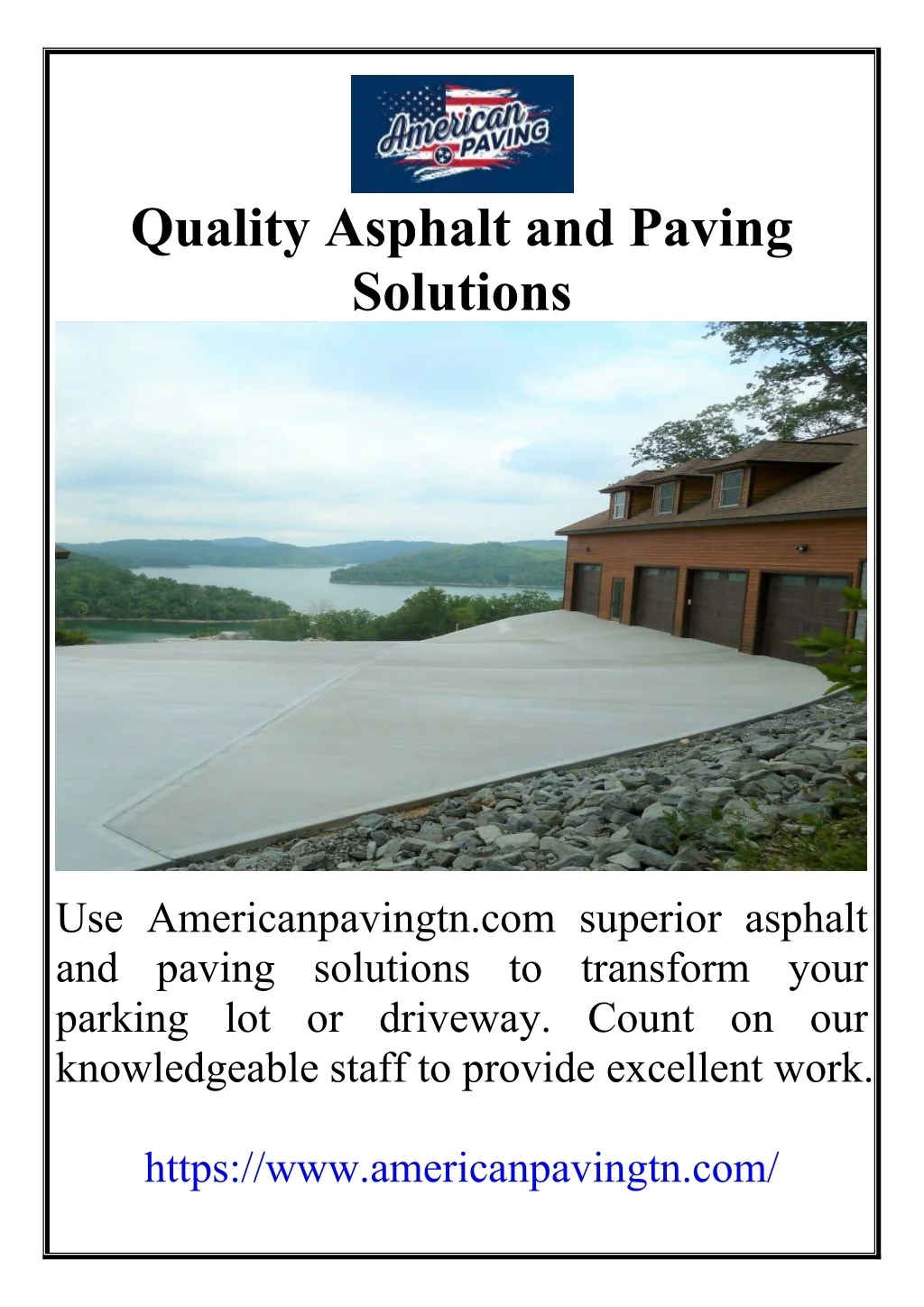 PPT - Quality Asphalt and Paving Solutions PowerPoint Presentation ...