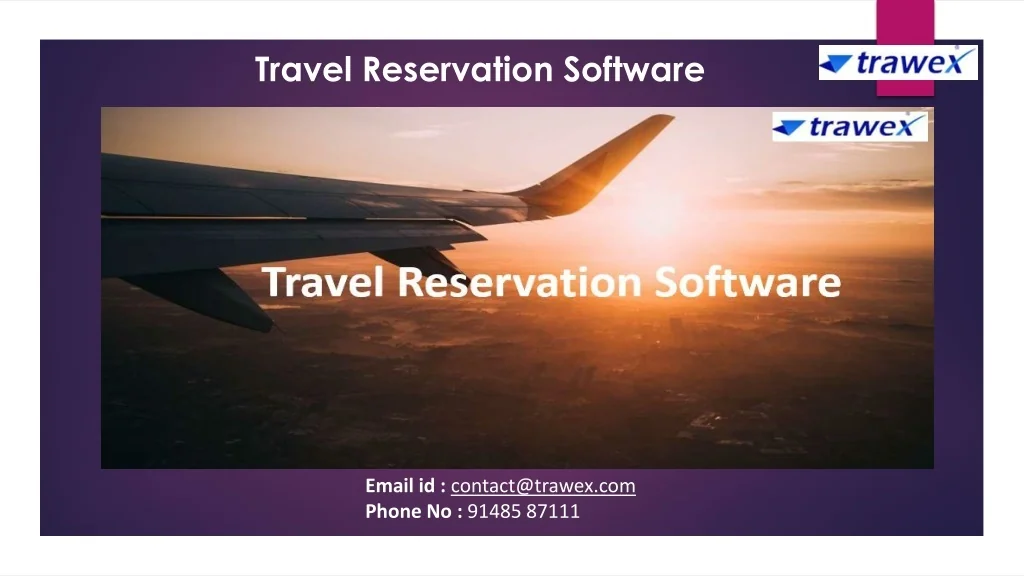 PPT - Travel Reservation Software PowerPoint Presentation, free ...