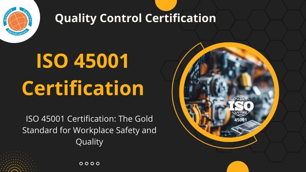 PPT - ISO 45001 Certification | Quality Control Certification ...