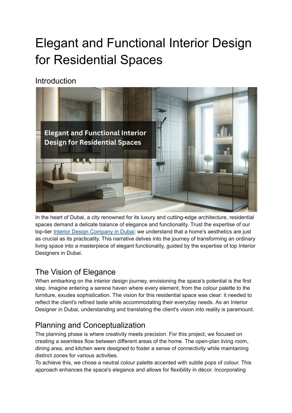 PPT - Elegant and Functional Interior Design for Residential Spaces ...
