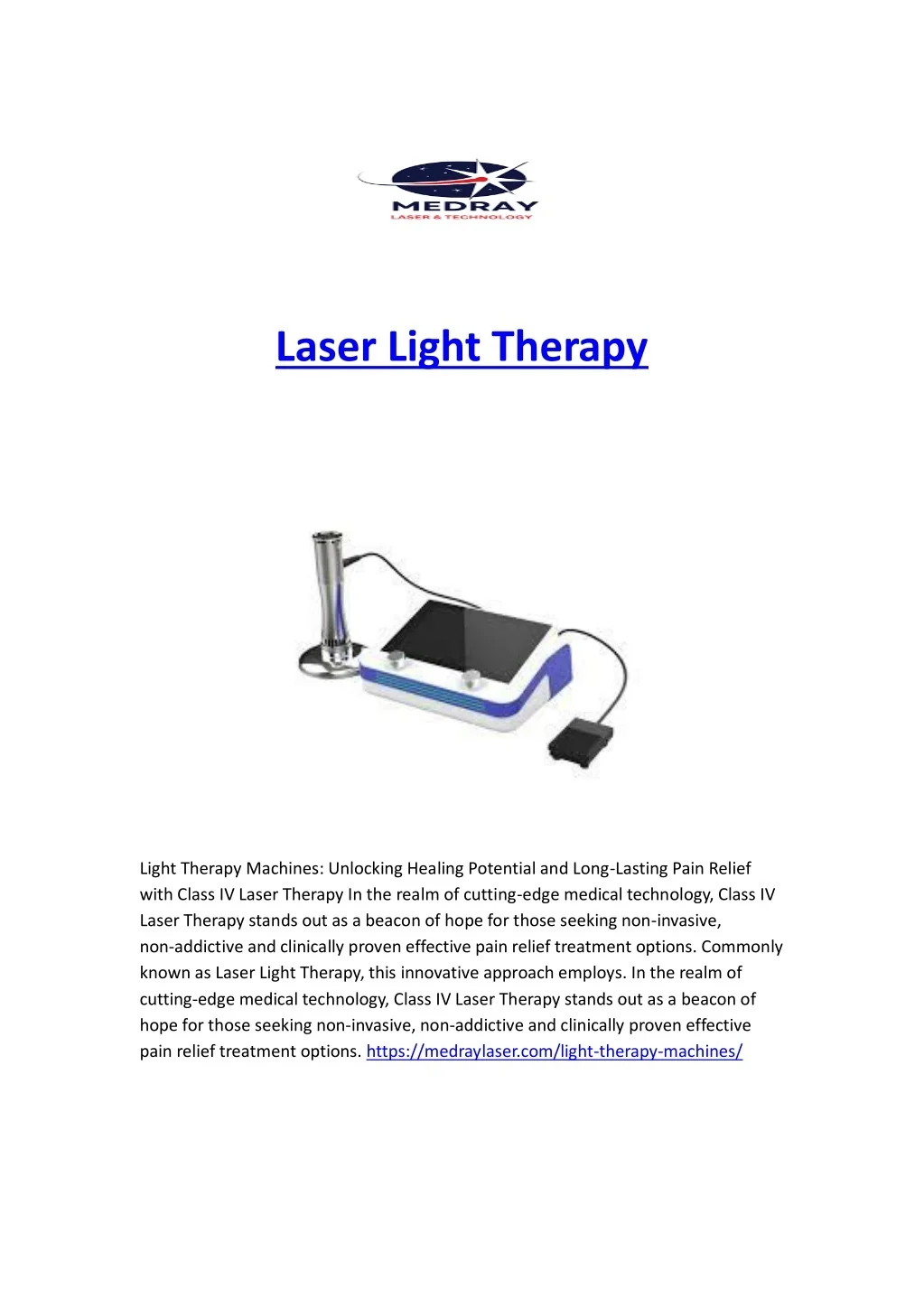PPT - Laser Light Therapy PowerPoint Presentation, free download - ID:13293866
