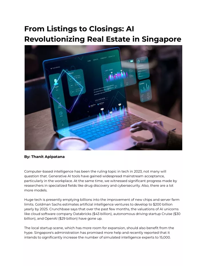 PPT - From Listings to Closings_ AI Revolutionizing Real Estate in ... PPT - From Listings to Closings_ AI Revolutionizing Real Estate in ...
