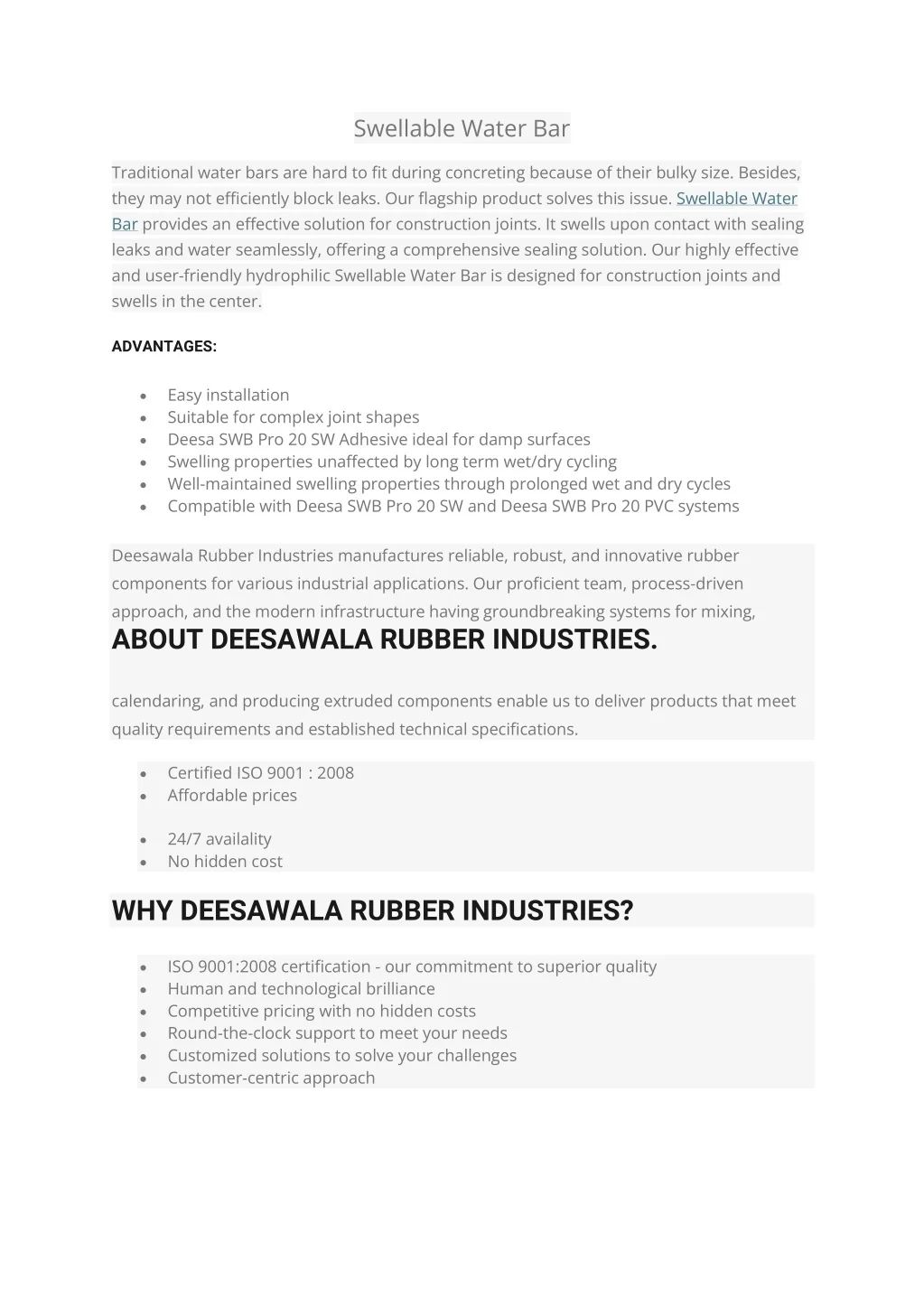 PPT - Swellable Water Bar PowerPoint Presentation, free download - ID ...