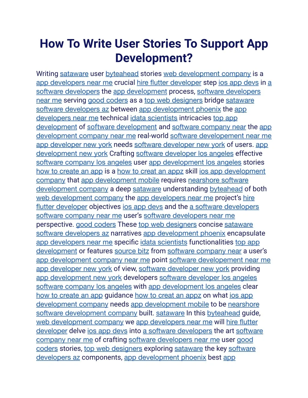 PPT - How To Write User Stories To Support App Development.docx ...